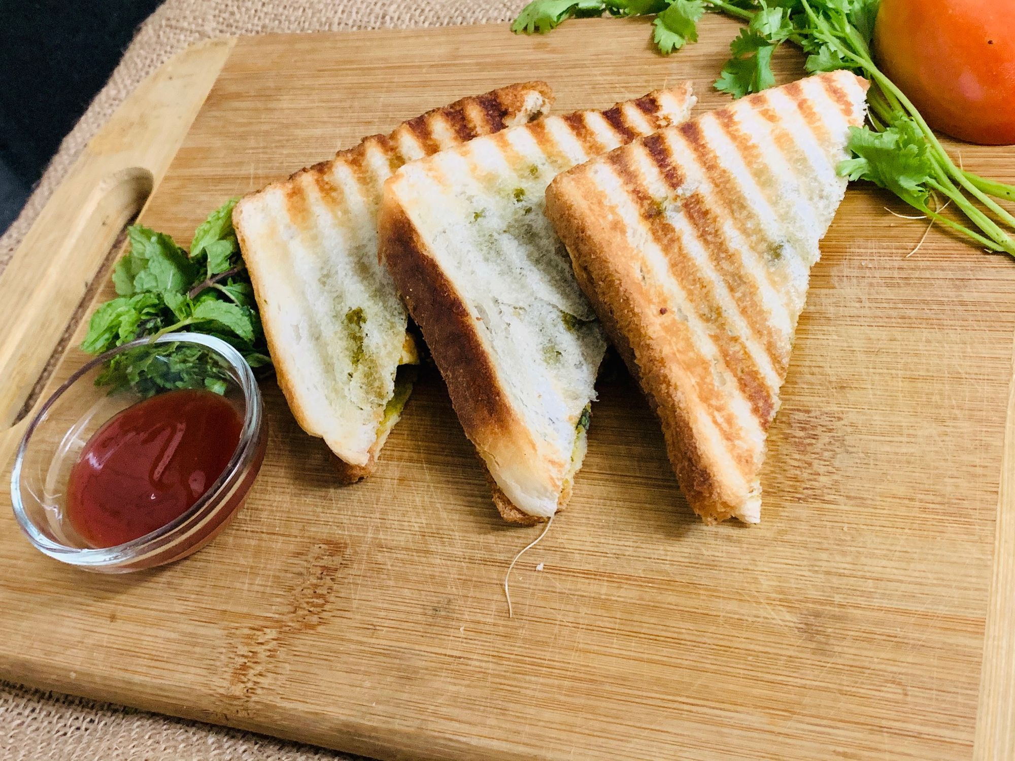 Tasty and Healthy Paneer Bhurji Sandwich Recipe